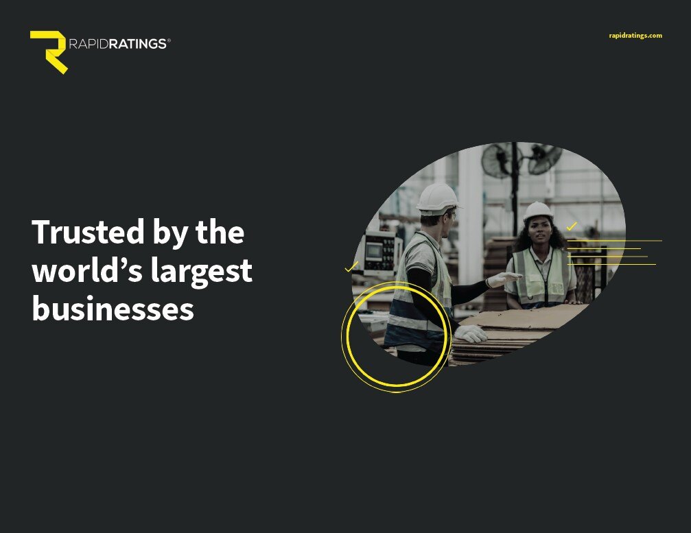 Trusted by the World's Largest Businesses | RapidRatings
